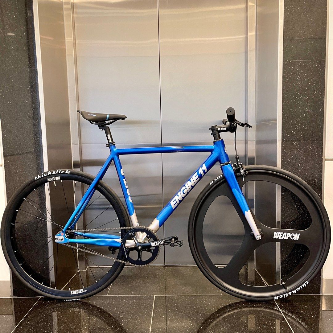 Engine 11 fixie bike /frame set $990/complete bike $1480/single speed ...