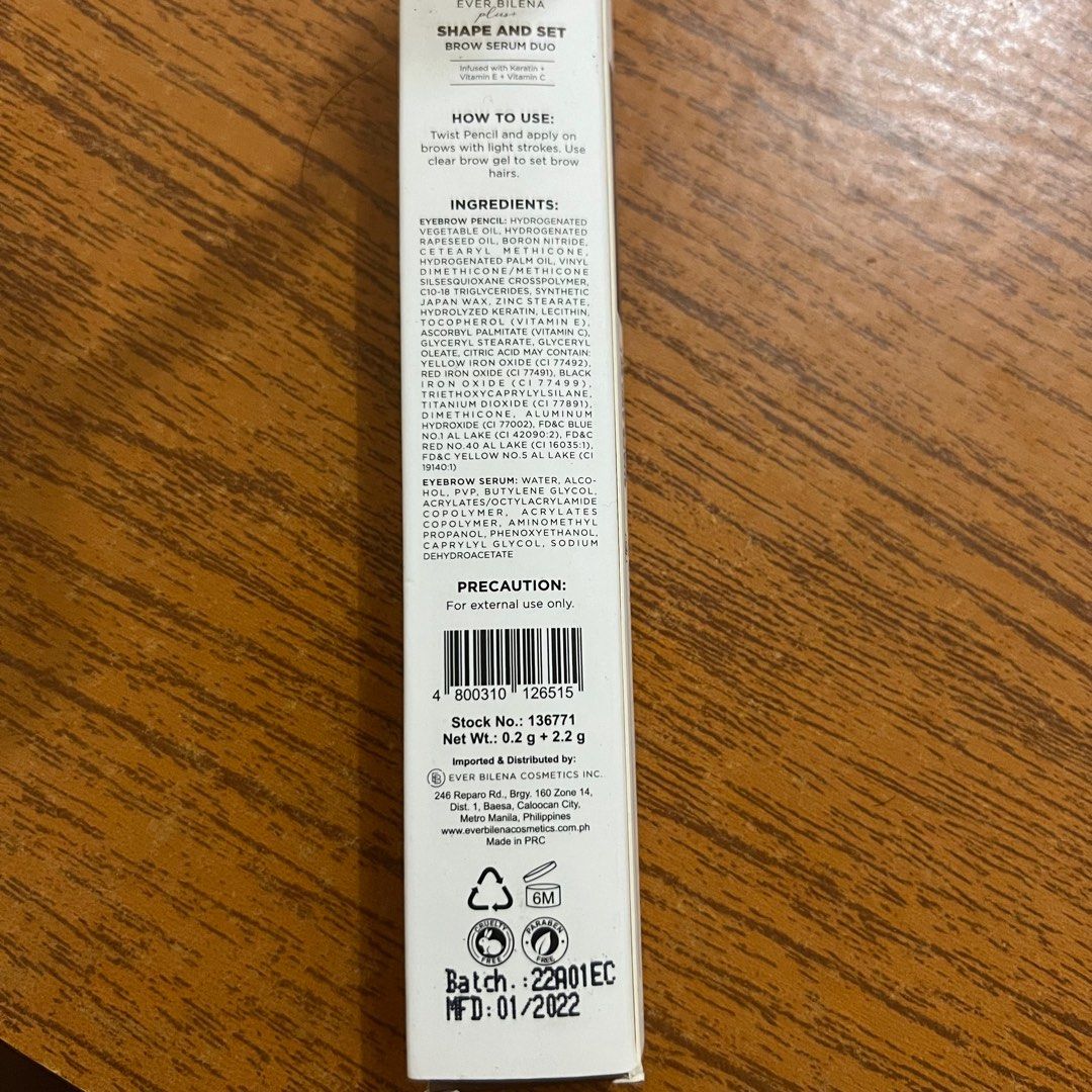 Ever Bilena EB Plus Shape & Set Brow Serum Duo, Beauty & Personal Care, Face, Makeup on Carousell