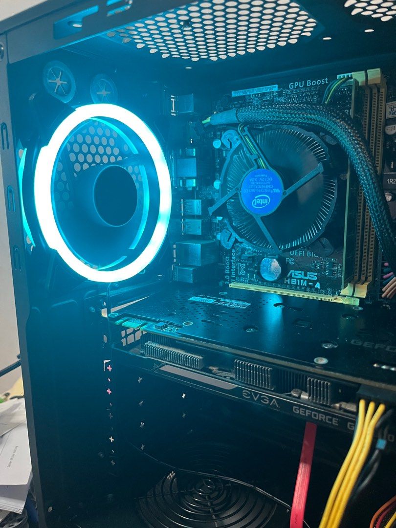 EVGA i5 GTX 16GB RAM GAMING PC DESKTOP RGB WORKSTATION STUDENTS CUSTOM ...