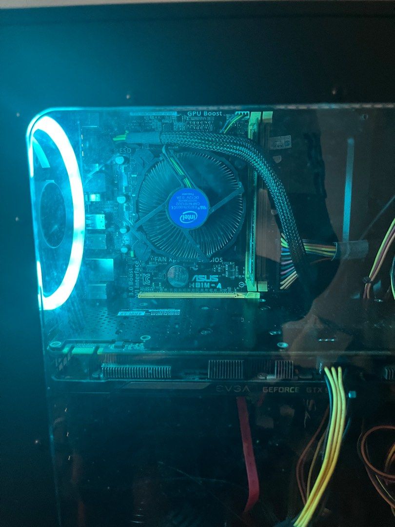 EVGA i5 GTX 16GB RAM GAMING PC DESKTOP RGB WORKSTATION STUDENTS CUSTOM ...