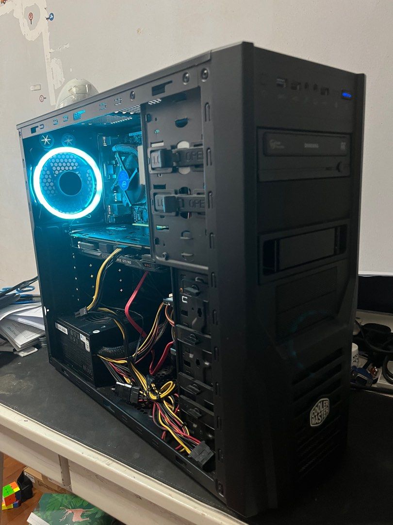 EVGA i5 GTX 16GB RAM GAMING PC DESKTOP RGB WORKSTATION STUDENTS CUSTOM ...