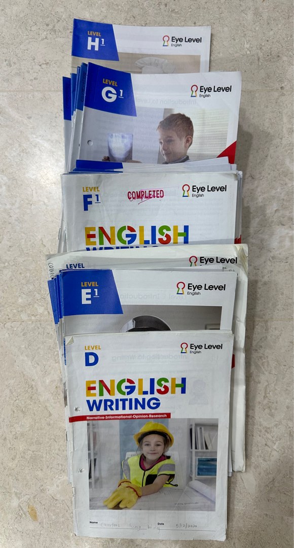 Eye Level English Level D to G, Hobbies & Toys, Books & Magazines ...
