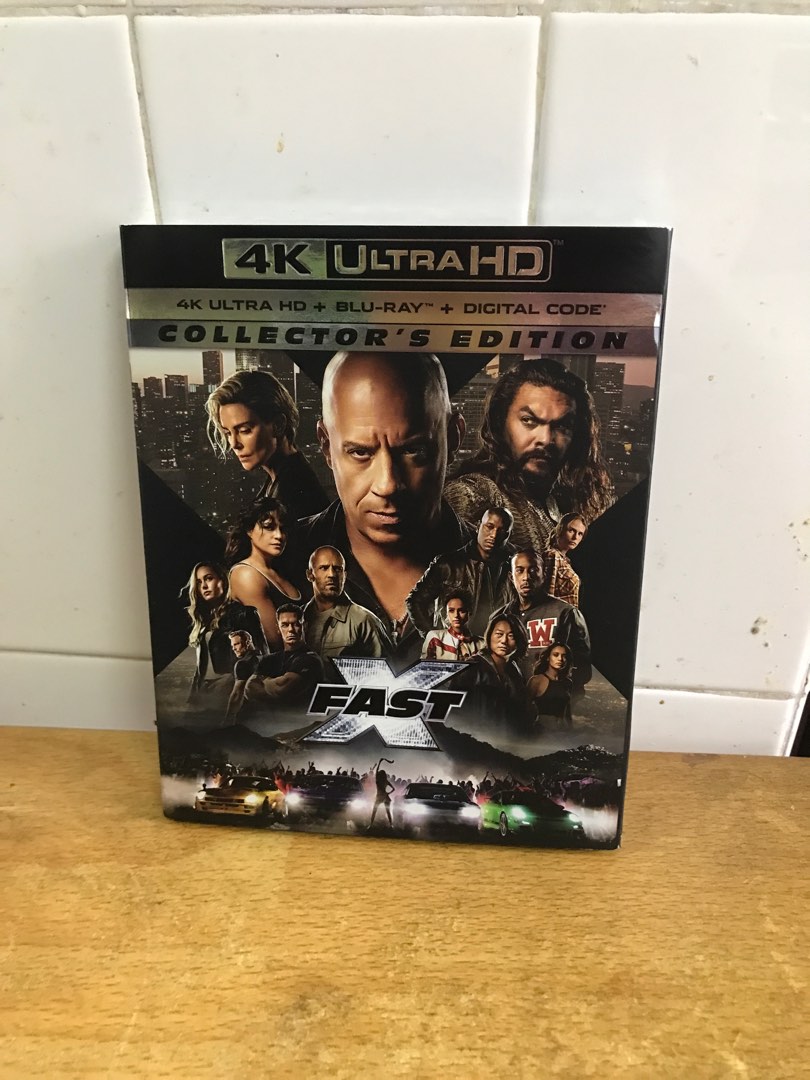 Fast X- Original and genuine 4K Ultra HD & Blu ray with slipcase from ...