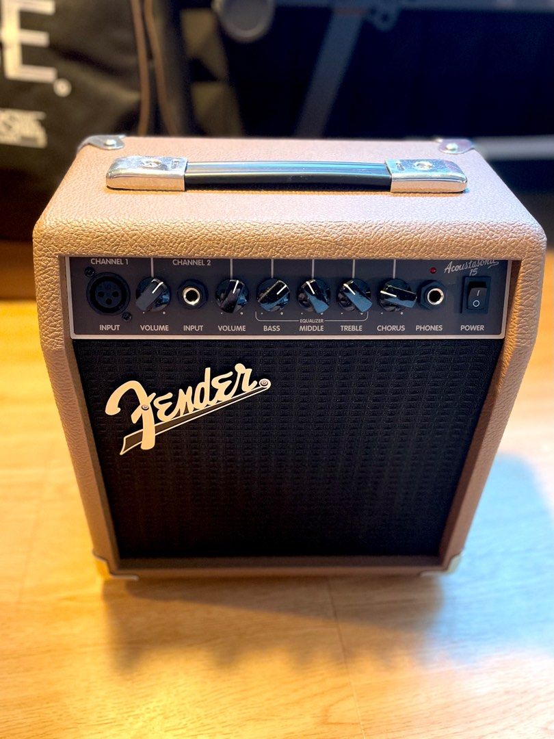 Fender Acoustasonic 15 Acoustic Guitar Amplifier, 230V UK, Hobbies ...