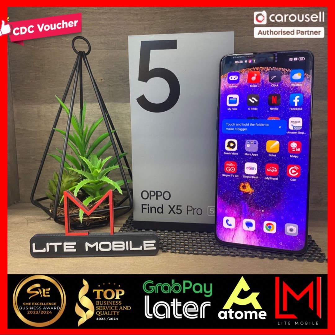 Find X5 Pro Glaze Black 256GB, Mobile Phones & Gadgets, Mobile Phones ...