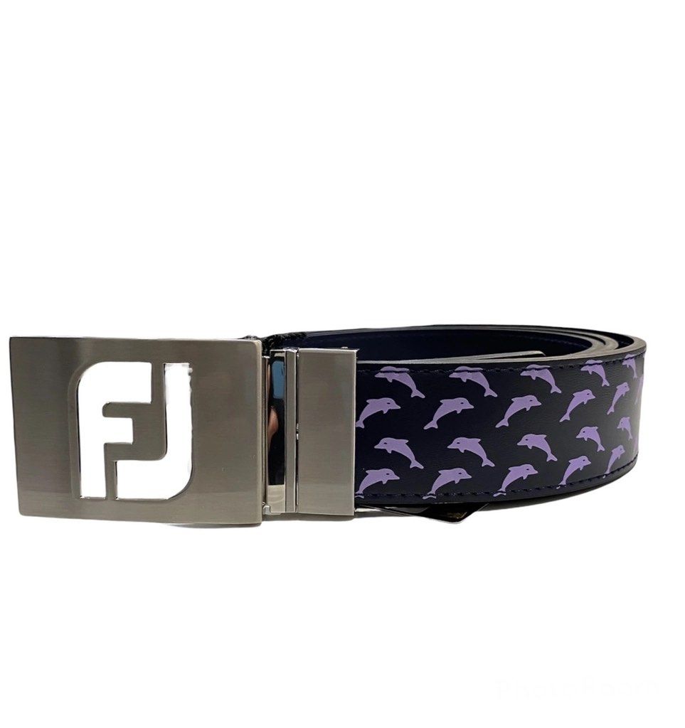 Footjoy reversible leather belt dolphins, Sports Equipment, Sports ...