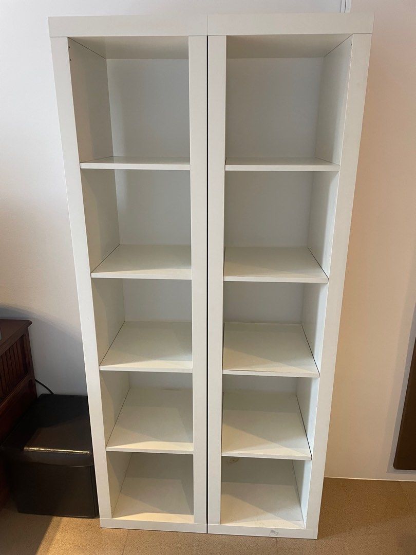 Free: 2x ikea white shelves, Furniture & Home Living, Furniture ...