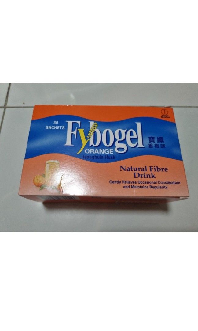 Fybogel Orange | Natural Fibre Drink | 30 sachets, Health & Nutrition ...