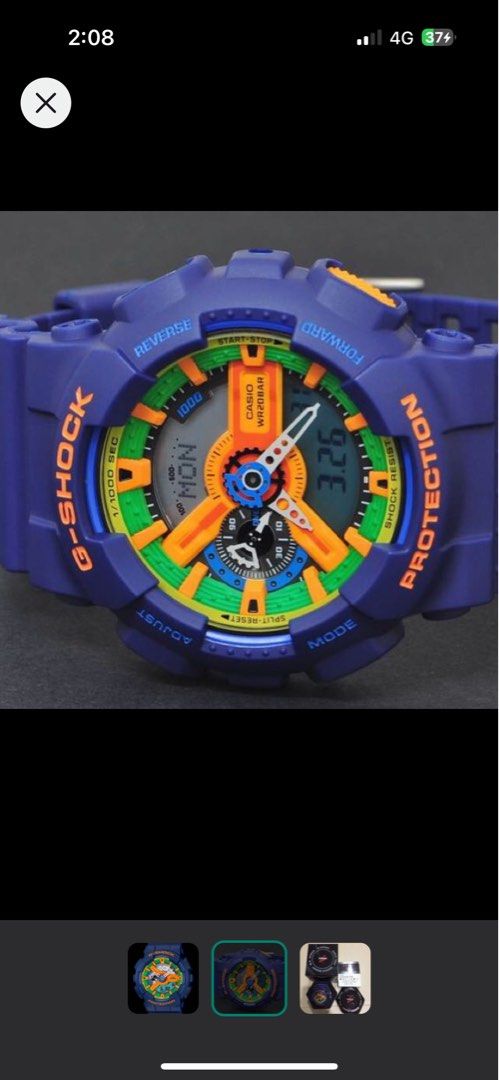 G Shock Ga-110fc-2 authentic, Men's Fashion, Watches & Accessories ...