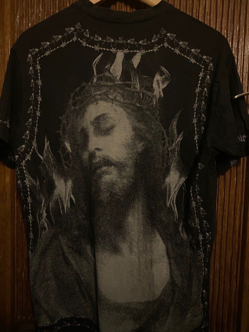 Givenchy x Jesus tee, Men's Fashion, Tops & Sets, Tshirts & Polo Shirts ...