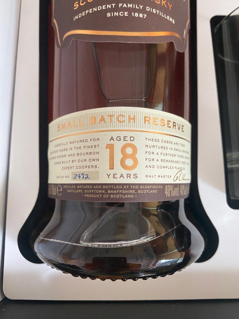 Glenfiddich 18 Single Malt Small Batch Whiskey - limited edition, Food ...