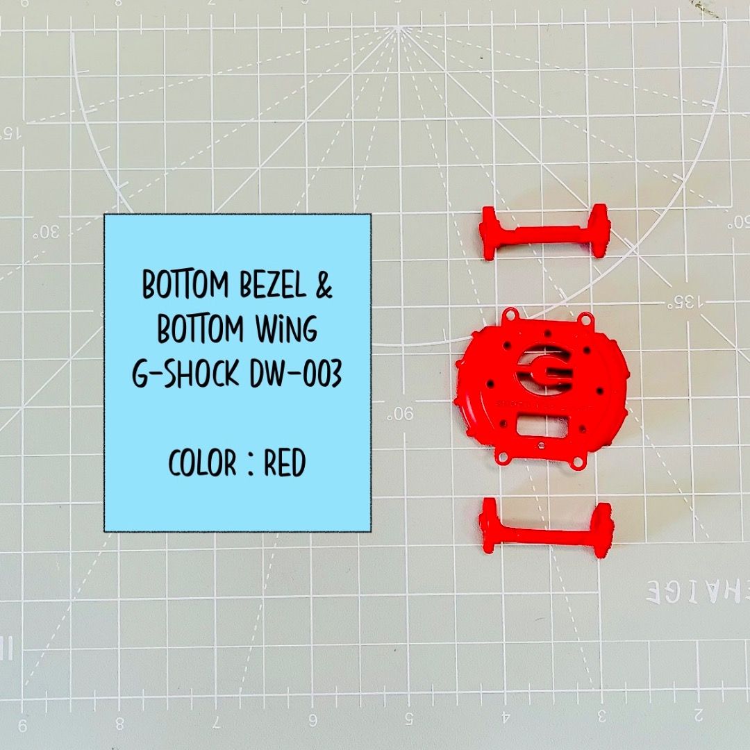 G-shock DW-002 & DW-003 Replacement Parts Bottom Bezel and Bottom Wing ...