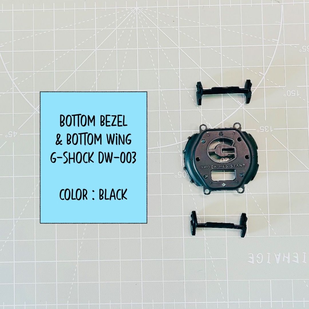 G-shock DW-002 & DW-003 Replacement Parts Bottom Bezel and Bottom Wing ...