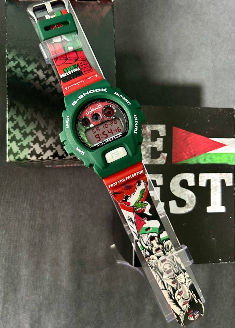 Gshock Original Custom Free Palestine, Men's Fashion, Watches ...