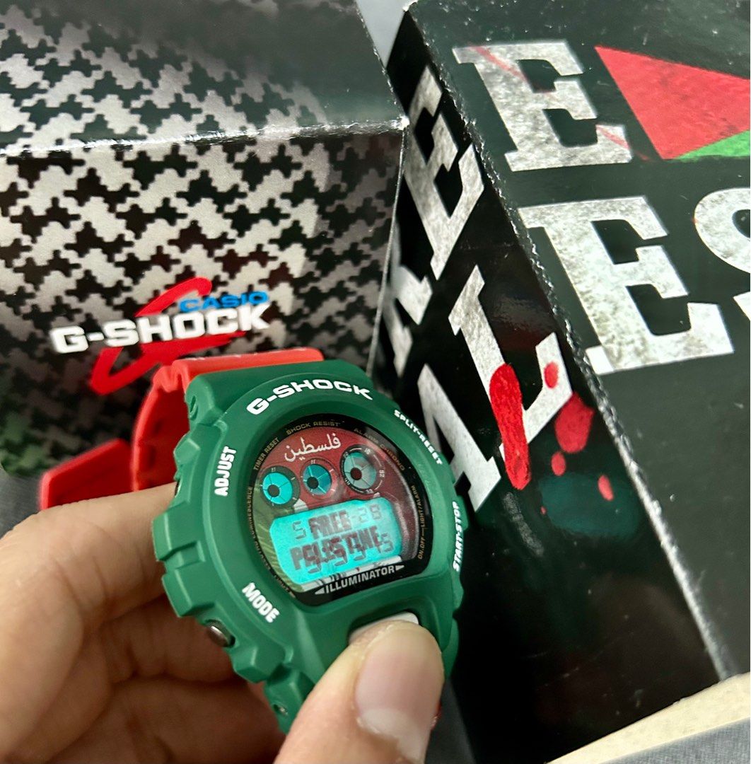 Gshock Original Custom Free Palestine, Men's Fashion, Watches ...