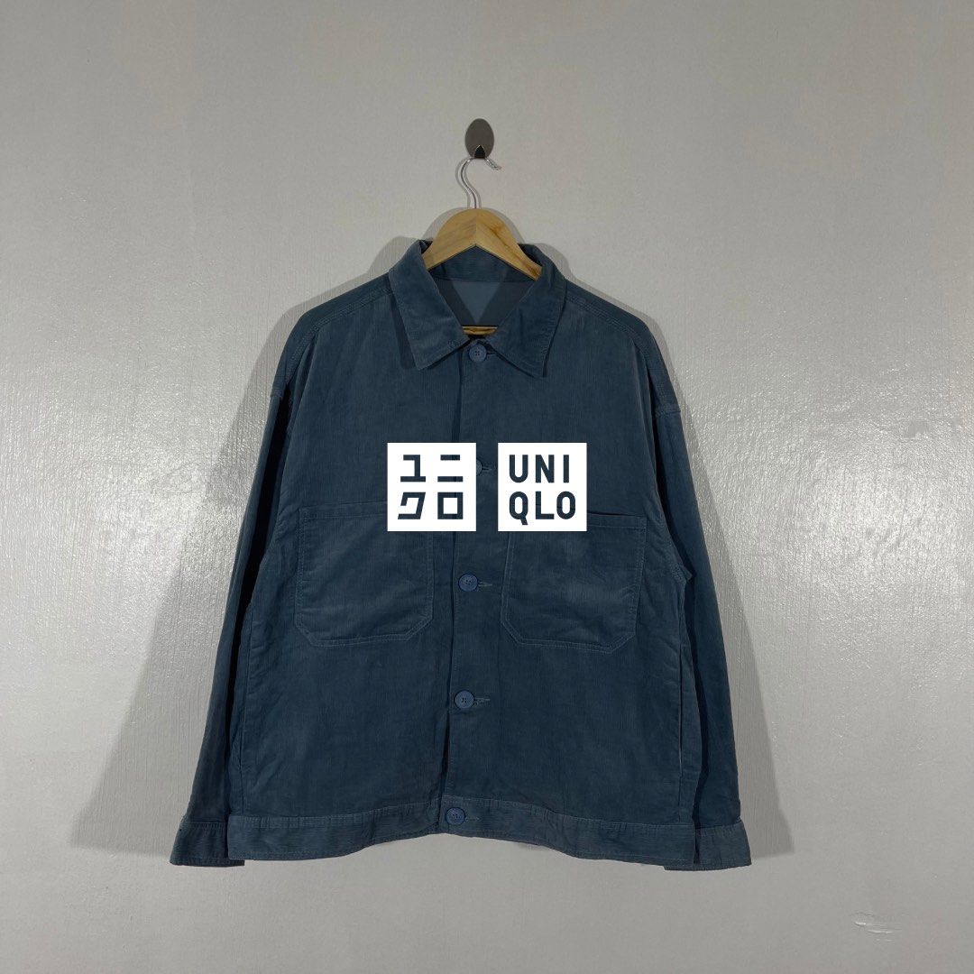GU by Uniqlo Corduroy CPO shirt, Men's Fashion, Coats, Jackets and Outerwear on Carousell