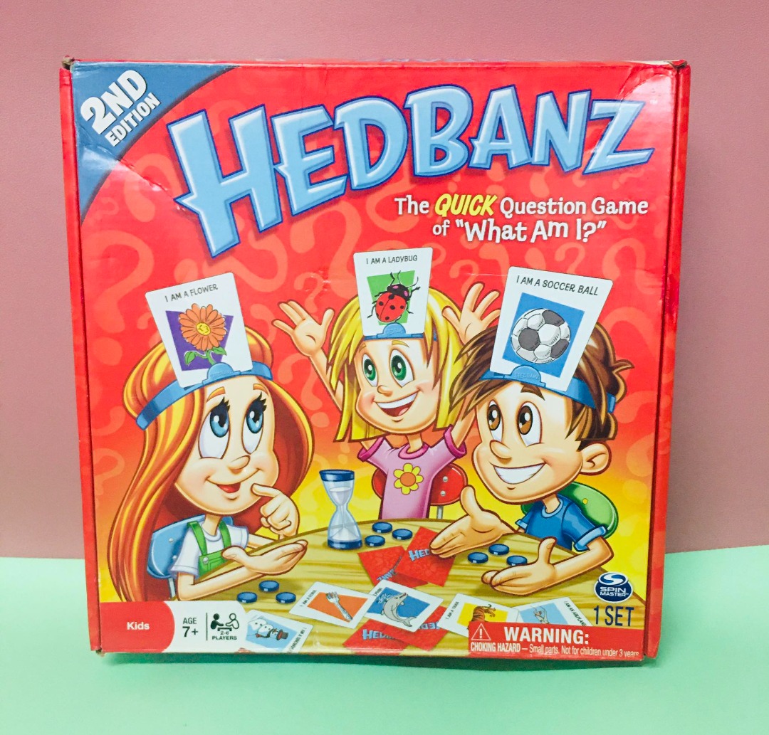 Hedbanz - 2nd Edition, Hobbies & Toys, Toys & Games on Carousell