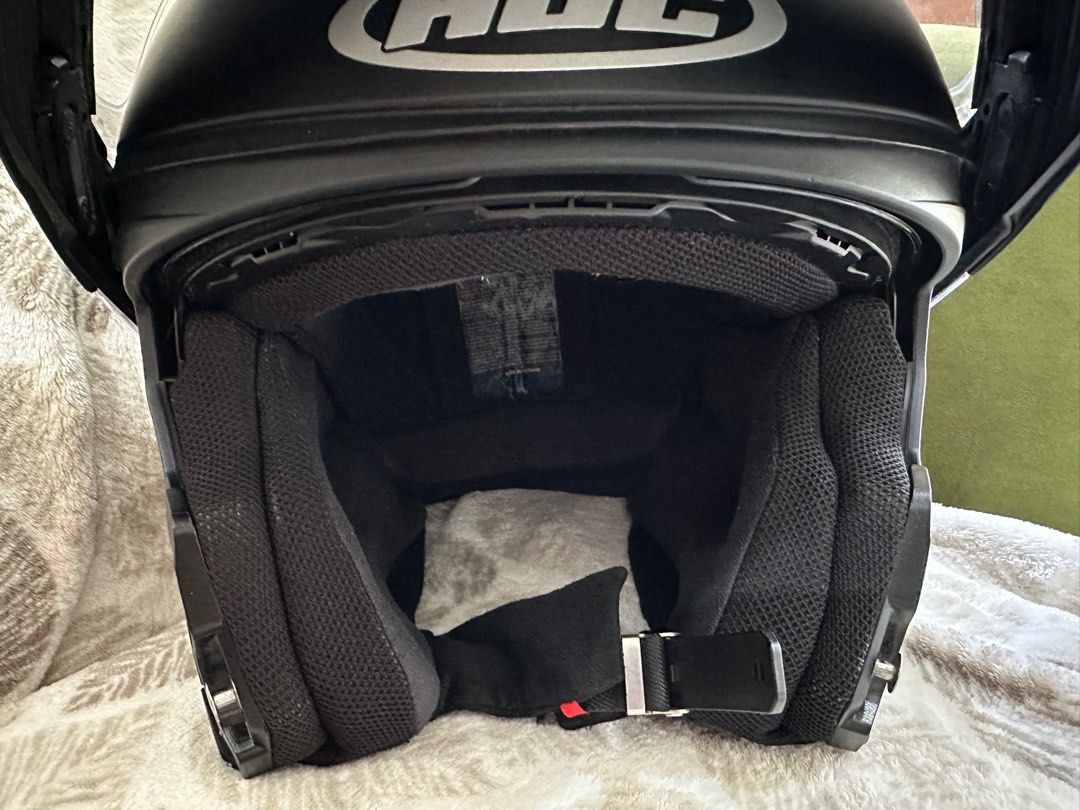 HJC Modular Helmet Matte Black, Motorbikes, Motorbike Parts ...