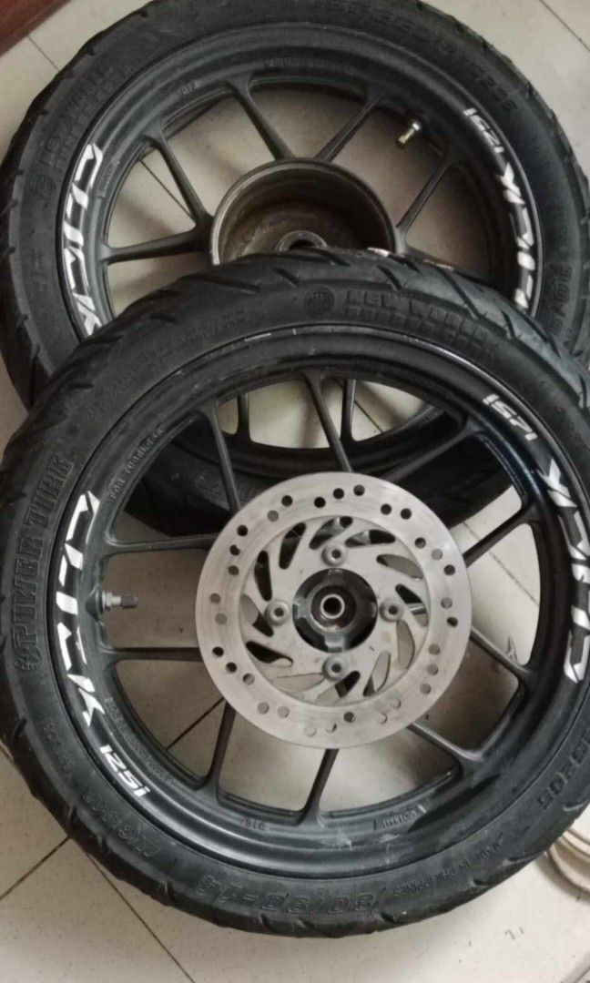 Honda click tire and mags, Motorbikes, Motorbike Parts & Accessories ...