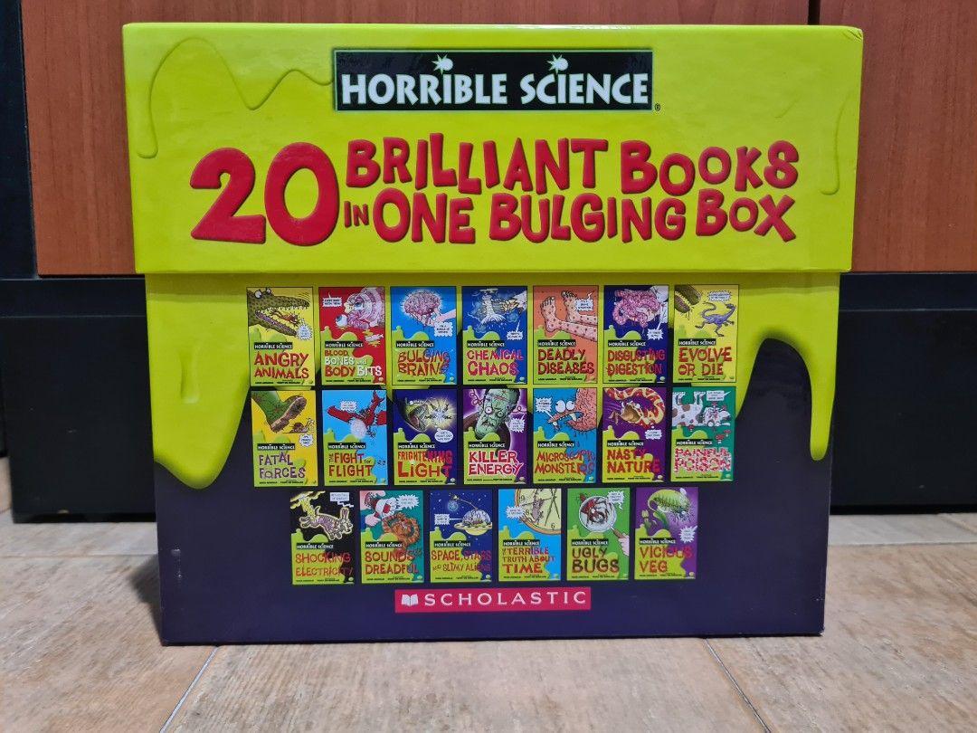 horrible science bulging box of books set, educational kids' books ...