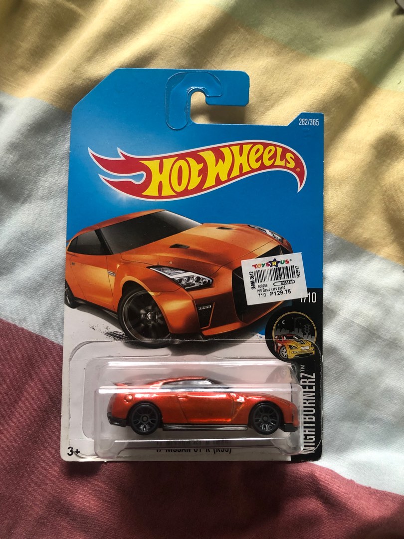 Hot Wheels Nissan GTR R35 Orange, Hobbies & Toys, Toys & Games on Carousell