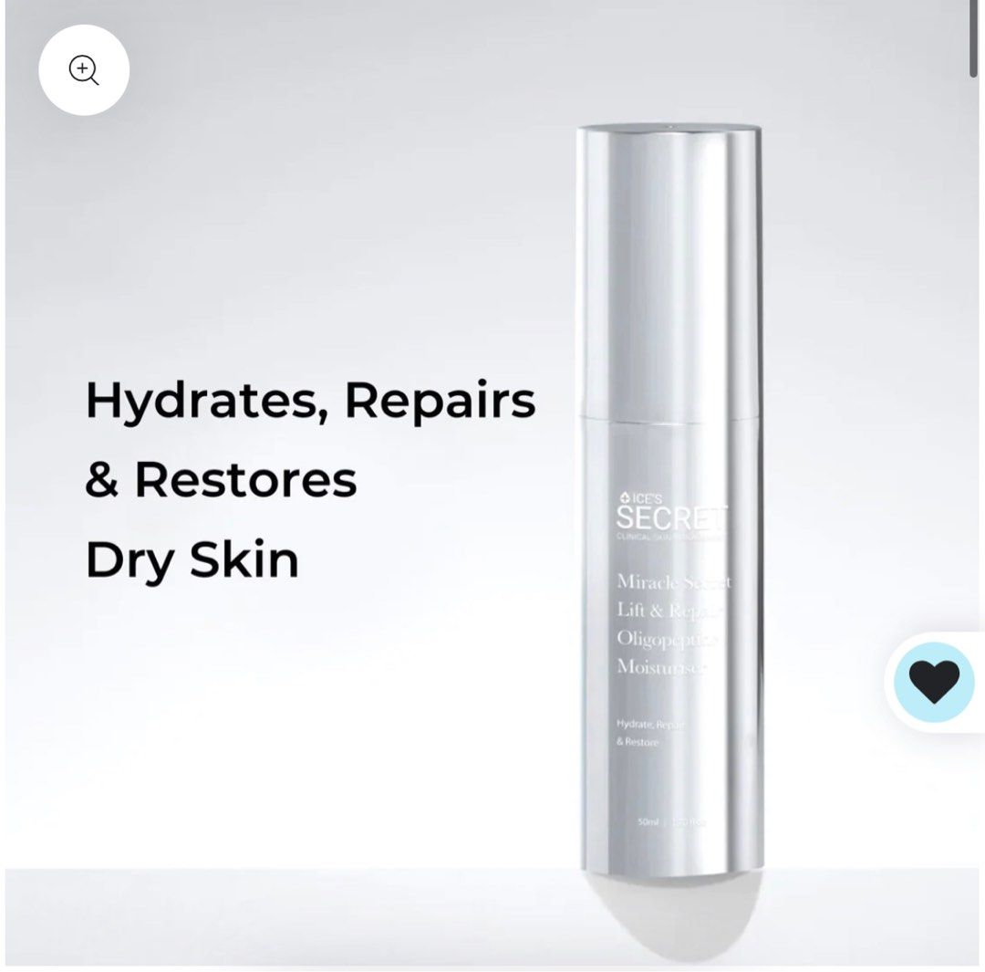 ICE SECRET Repair Moisturiser, Beauty & Personal Care, Face, Face Care ...
