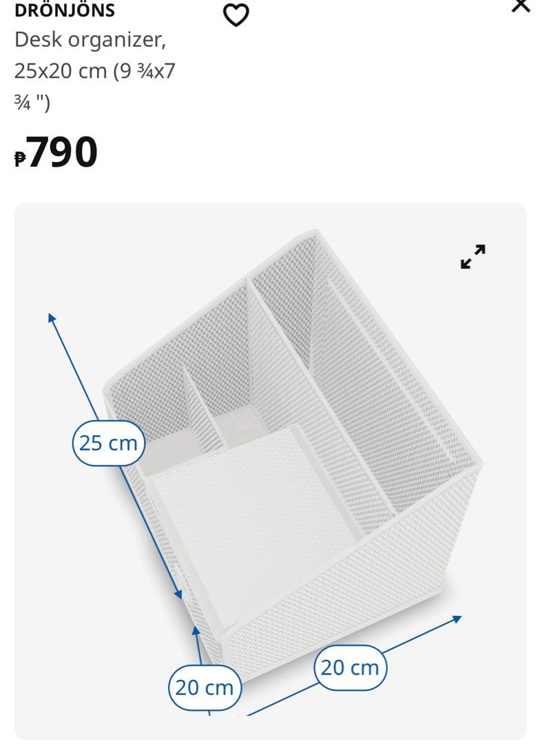 IKEA Dronjons - Desk organizer, Furniture & Home Living, Home ...