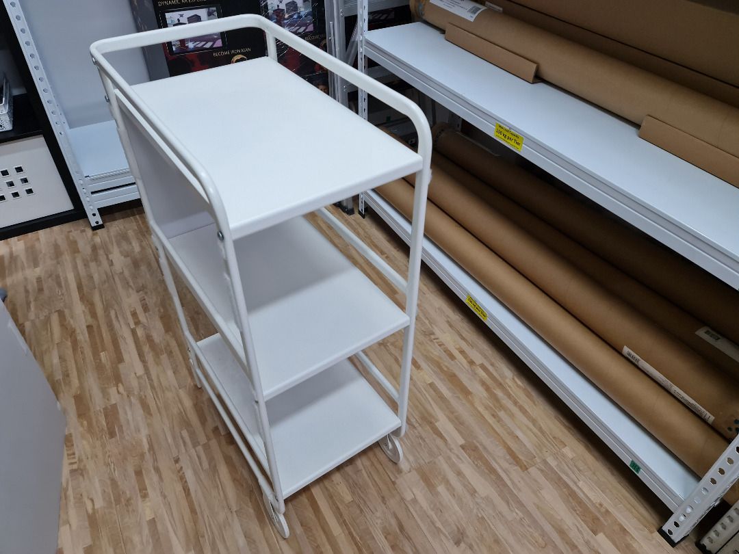 IKEA SUNNERSTA Storage Push Cart with Wheels, Furniture & Home Living ...