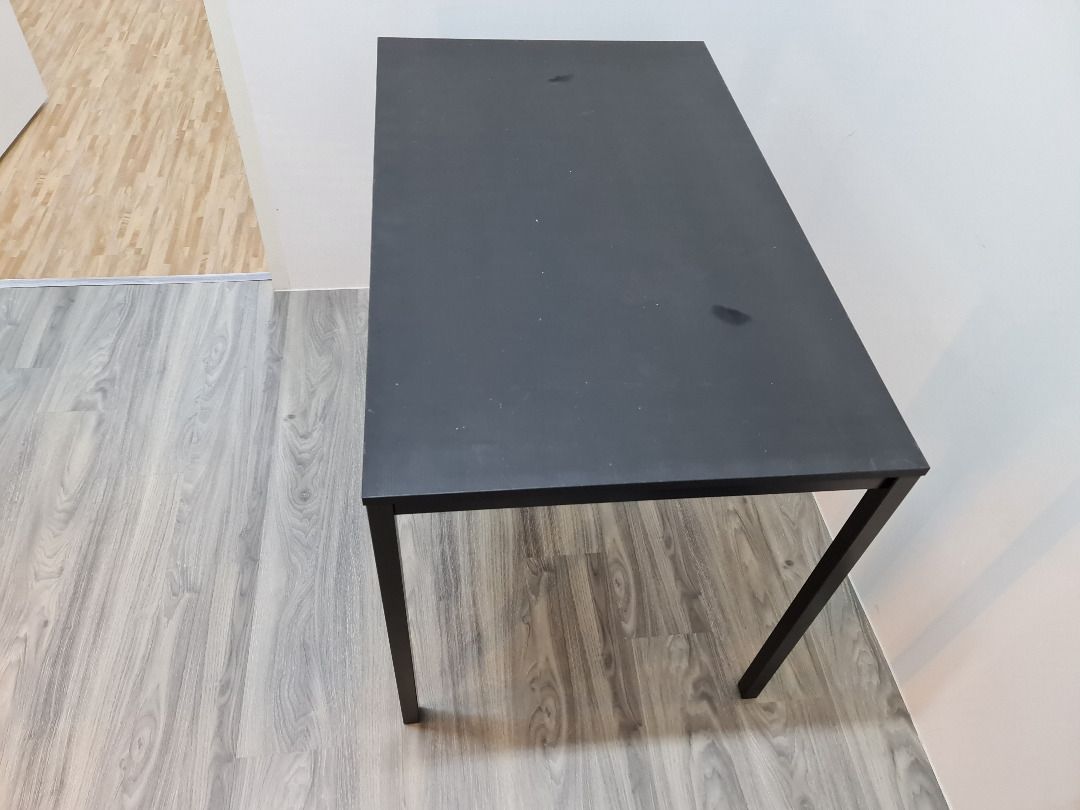IKEA TARENDO/SANDSBERG Table Black/Brown, Furniture & Home Living ...