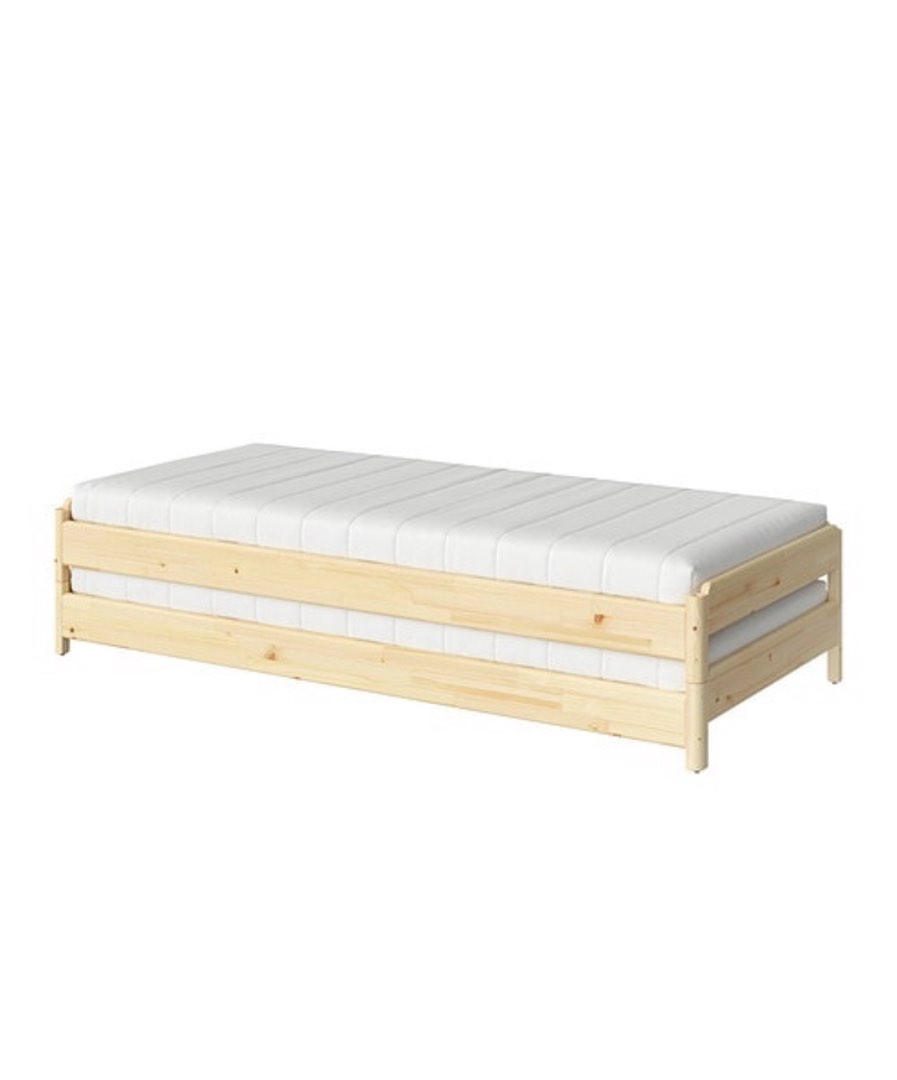 Ikea UTAKER stackable bed (incl mattresses), Furniture & Home Living ...