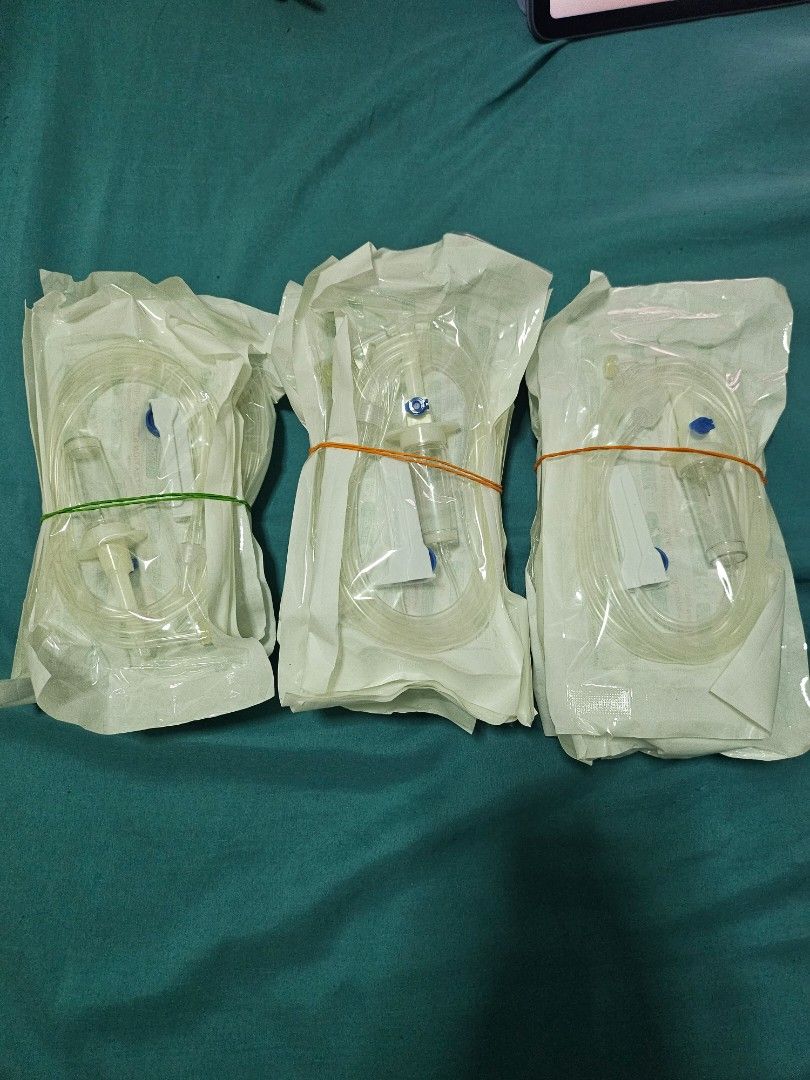 Indoplas Infusion Set - Microset (60 Drops), Health & Nutrition ...