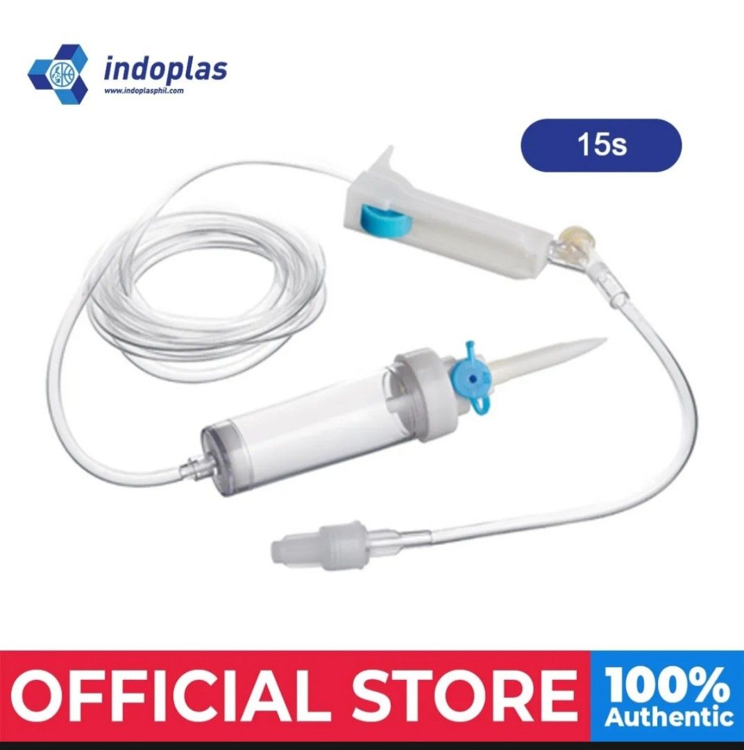 Indoplas Infusion Set - Microset (60 Drops), Health & Nutrition ...