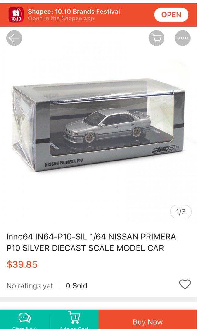 INNO 64 NISSAN PRIMERA P10 DIECAST COLLECTIBLE CARS 1/64, Hobbies ...