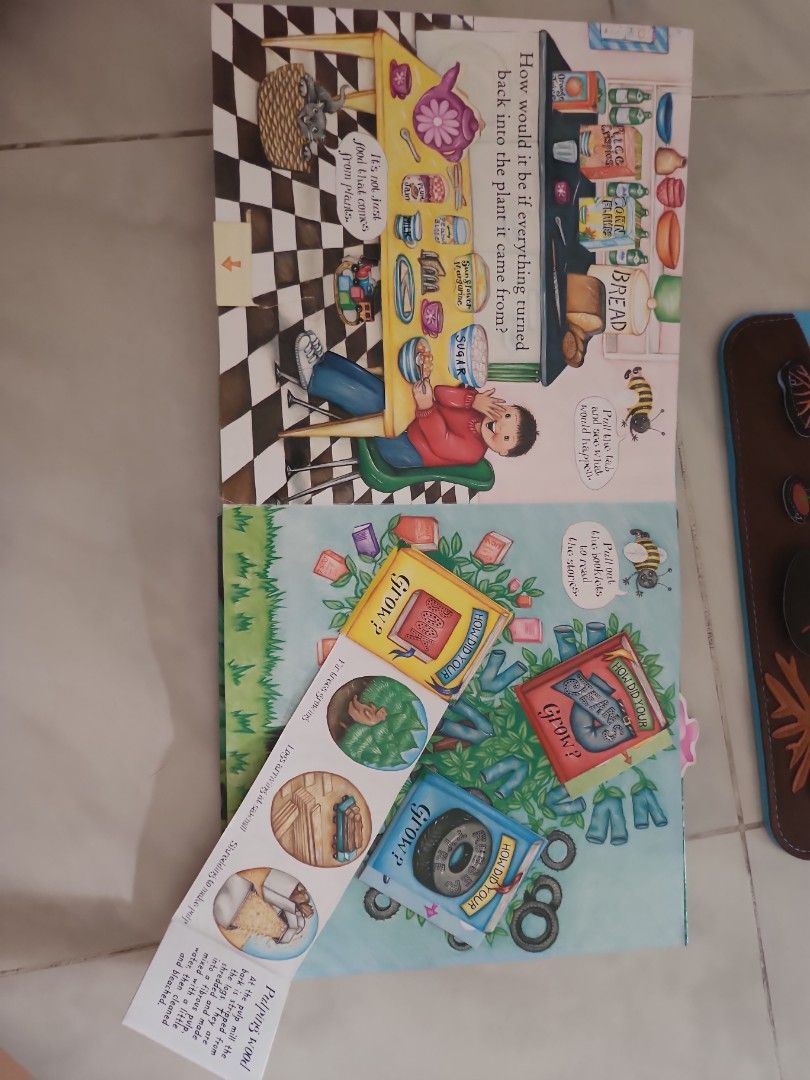 Interactive pull out, flip, pop up book set, Hobbies & Toys, Books ...