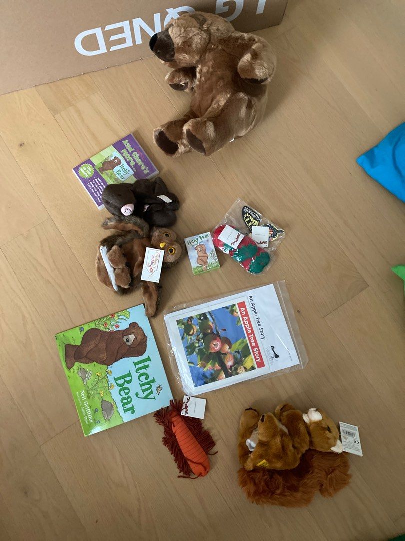 Itchy bear story sack, Babies & Kids, Infant Playtime on Carousell