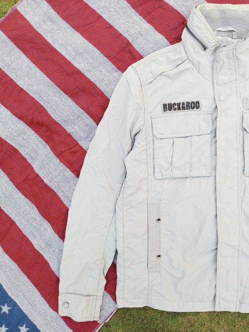 Jacket buckaroo, Fesyen Pria, Pakaian , Baju Luaran di Carousell