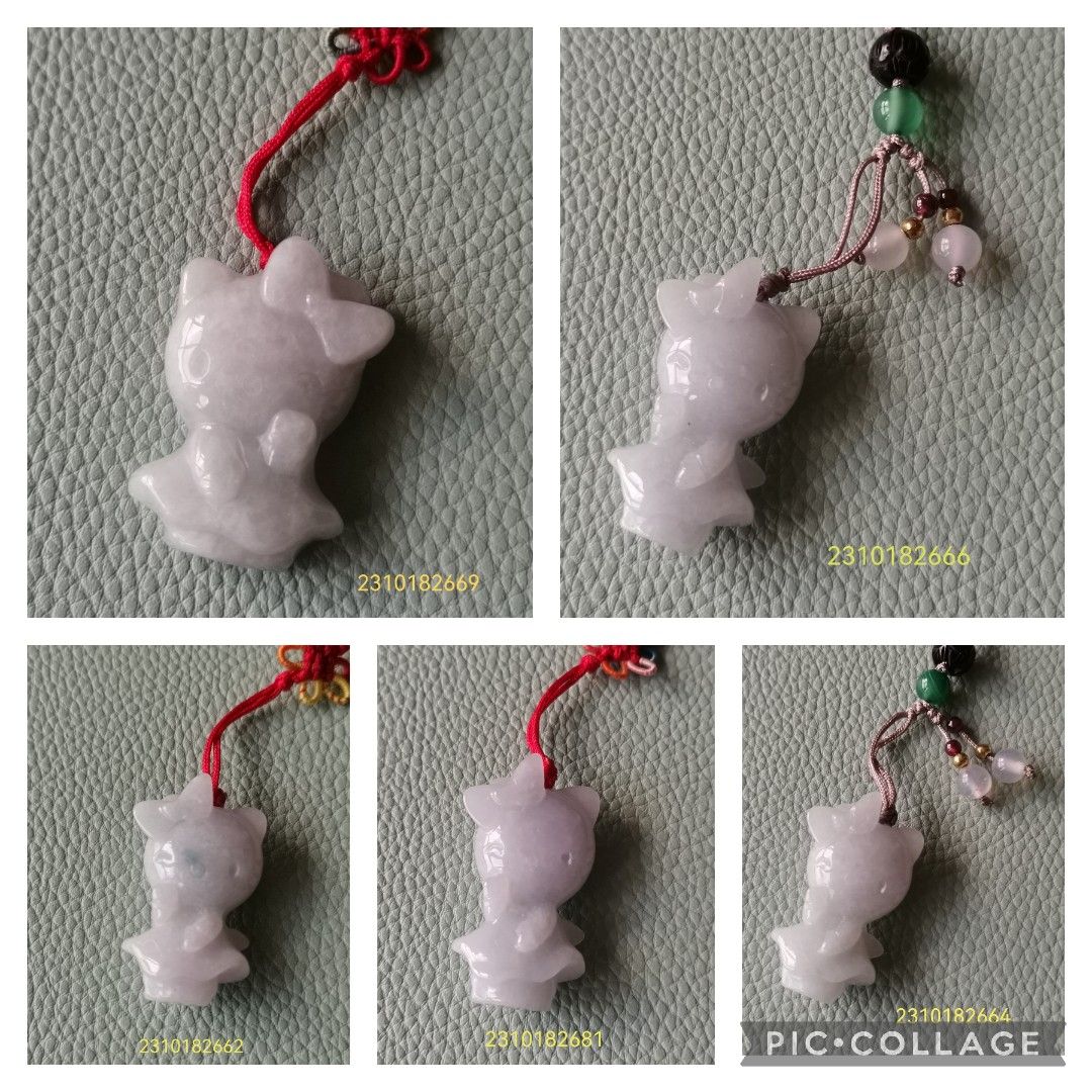 Jadeite Hello kitty hanging accessory, Women's Fashion, Jewelry ...