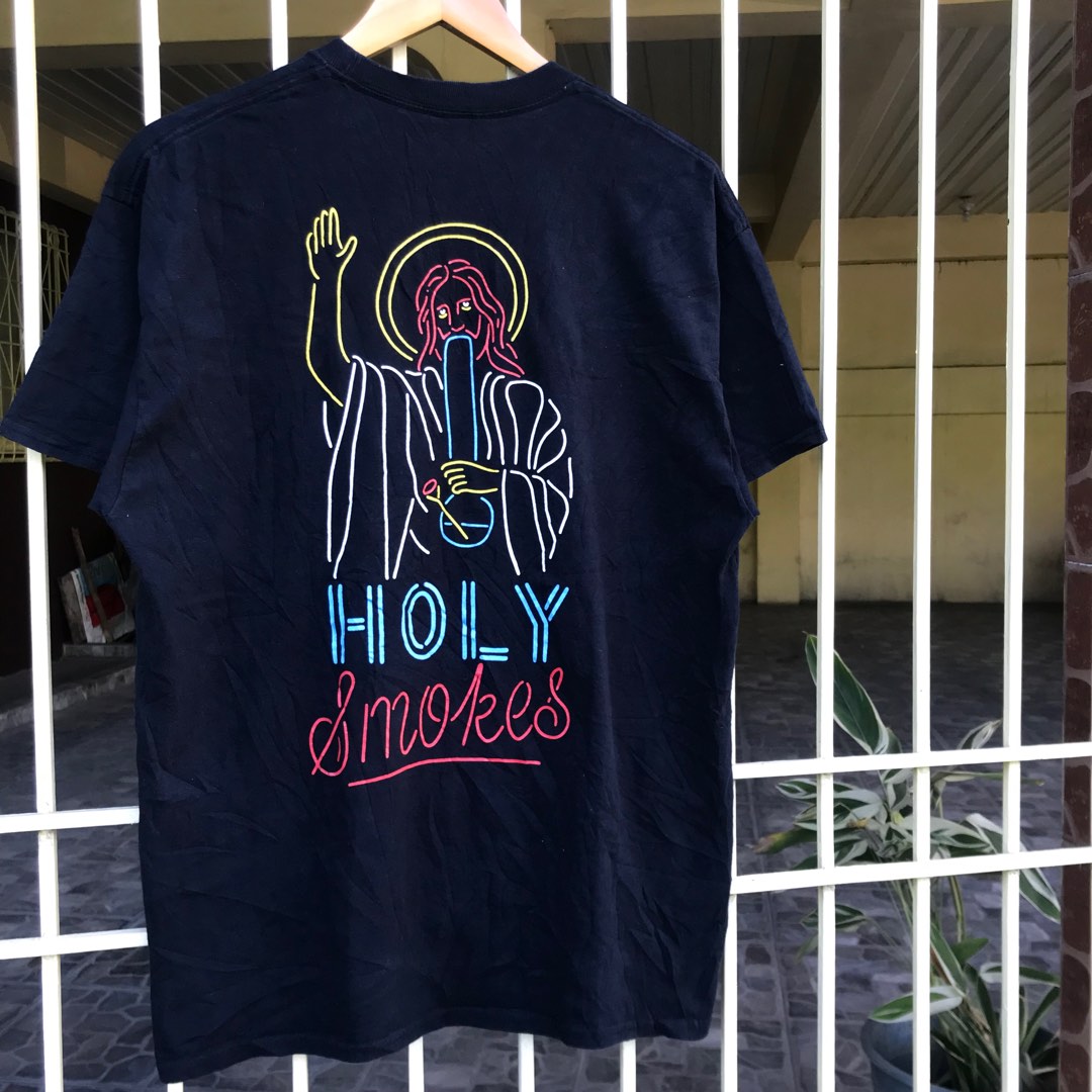 Jesus tee( HOLY SMOKES, Men's Fashion, Tops & Sets, Tshirts & Polo ...
