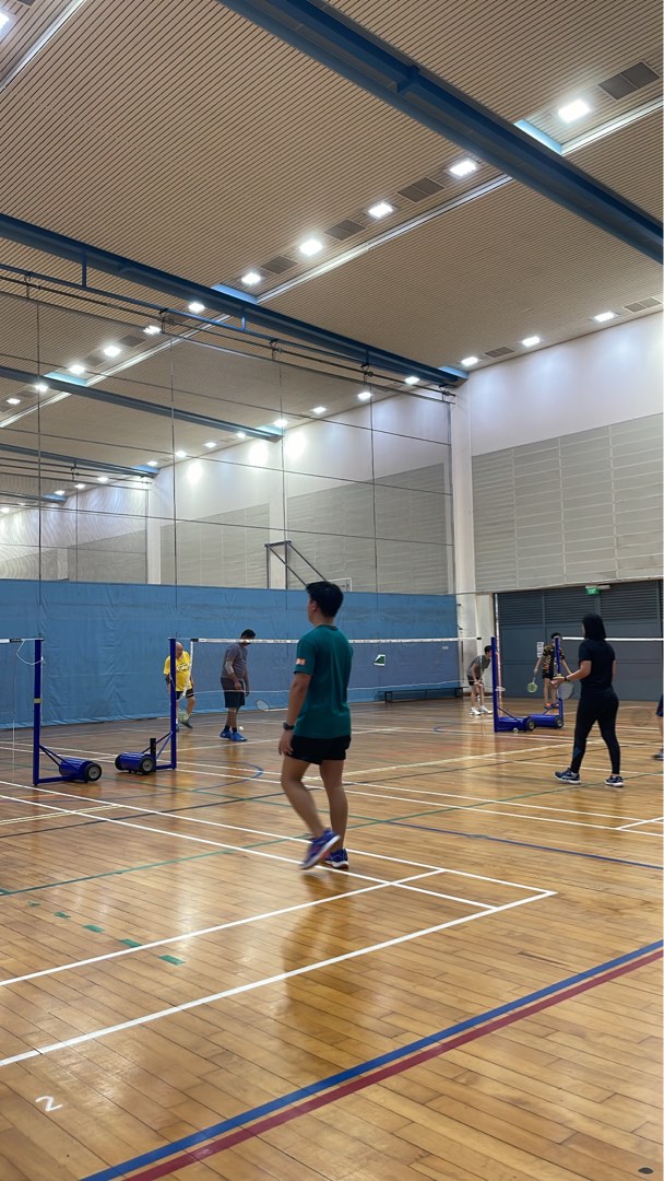 Jurong West Sport Hall Badminton Court, Sports Equipment, Sports ...