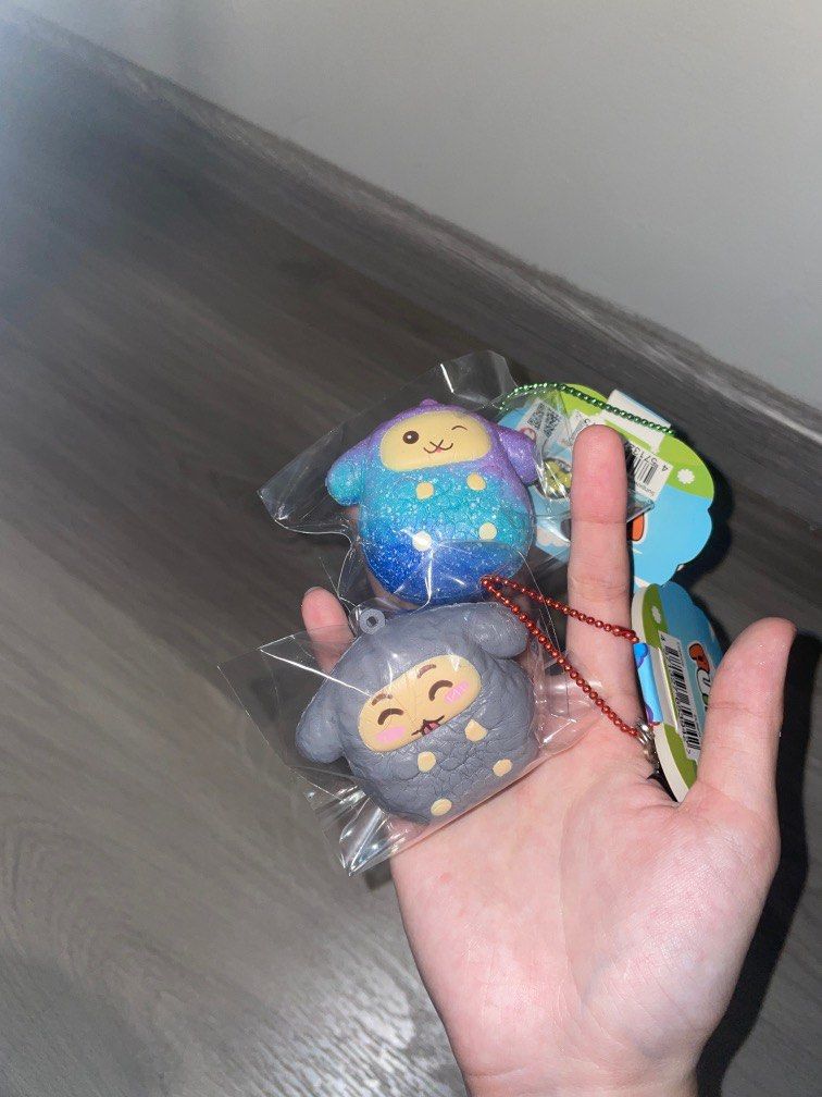 Keychain and squishy, Hobbies & Toys, Toys & Games on Carousell