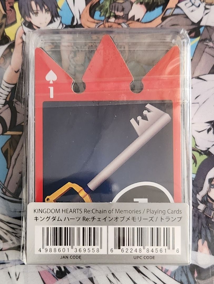 Kingdom Hearts Re:Chain of Memories Playing Cards (New), Hobbies & Toys ...