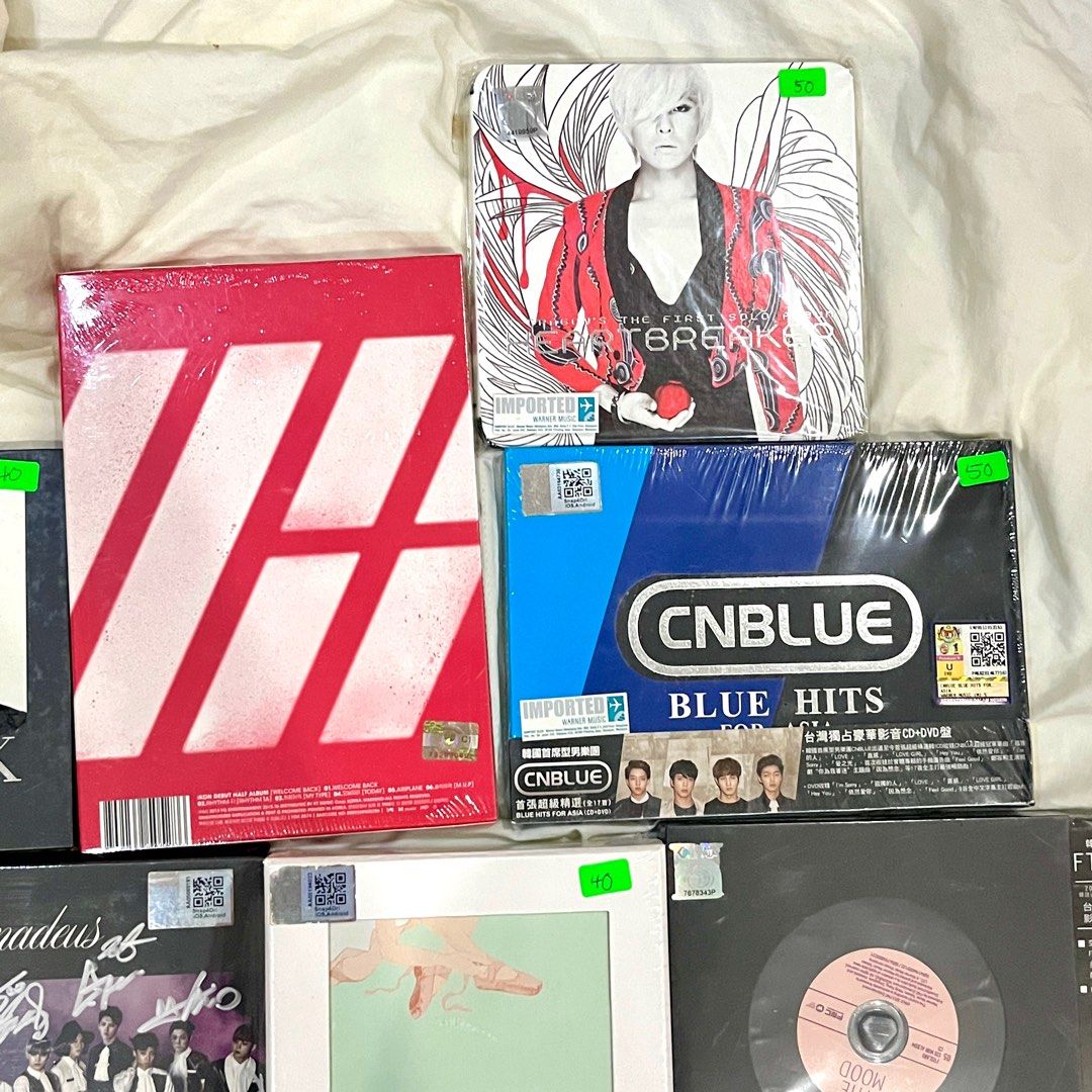 KPOP ALBUM CD - G-DRAGON, EPIK HIGH, BAP, FTISLAND, CNBLUE, iKON, JAY PARK, JUNG YONG HWA ...