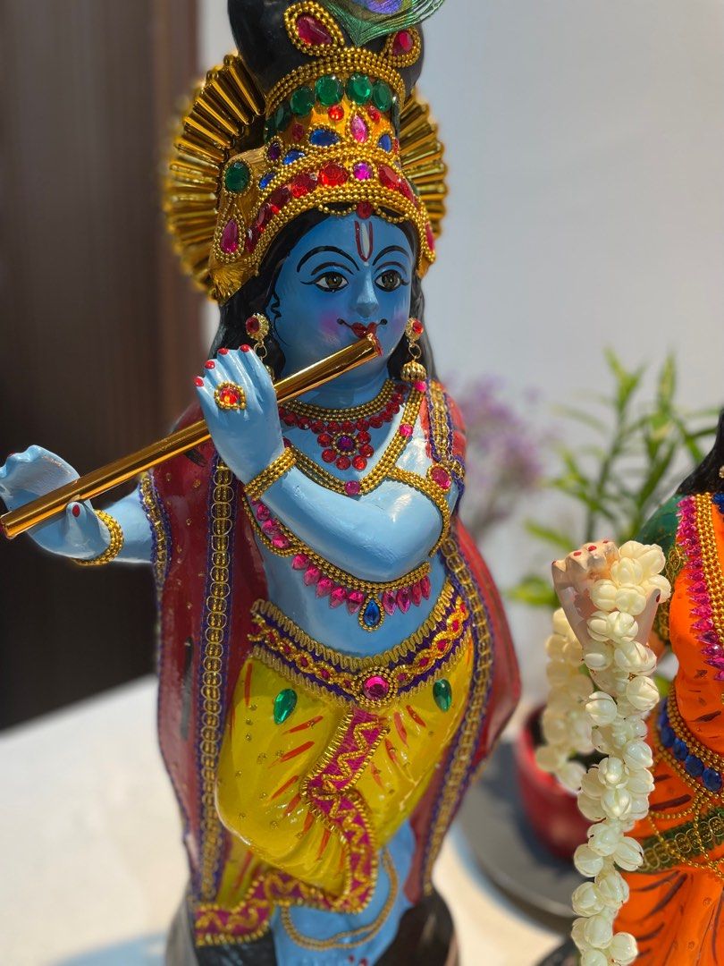 Krishna Rukmini Idols, Furniture & Home Living, Home Decor, Other Home ...