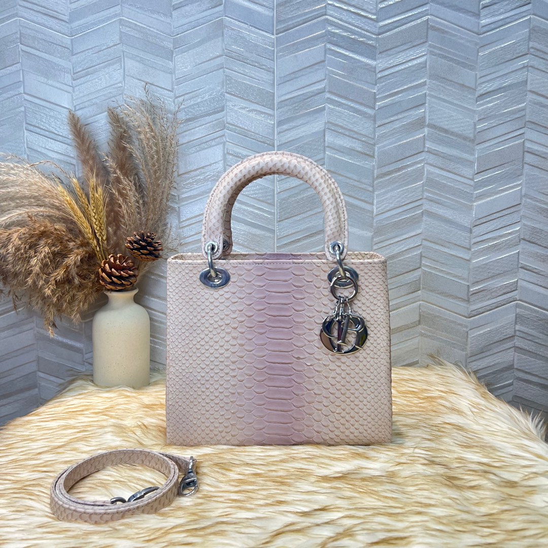 Lady Dior in Exotic Python Leather, Luxury, Bags & Wallets on Carousell