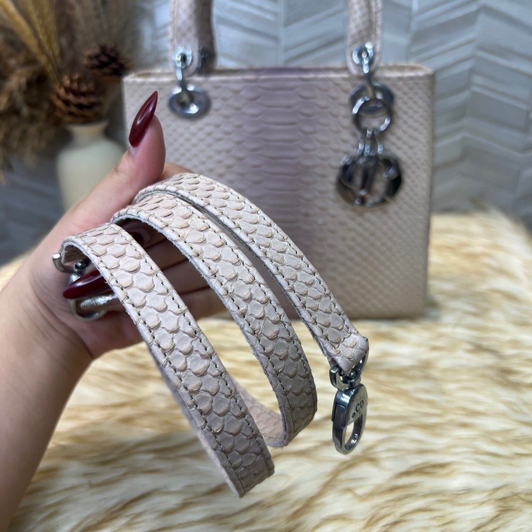 Lady Dior in Exotic Python Leather, Luxury, Bags & Wallets on Carousell