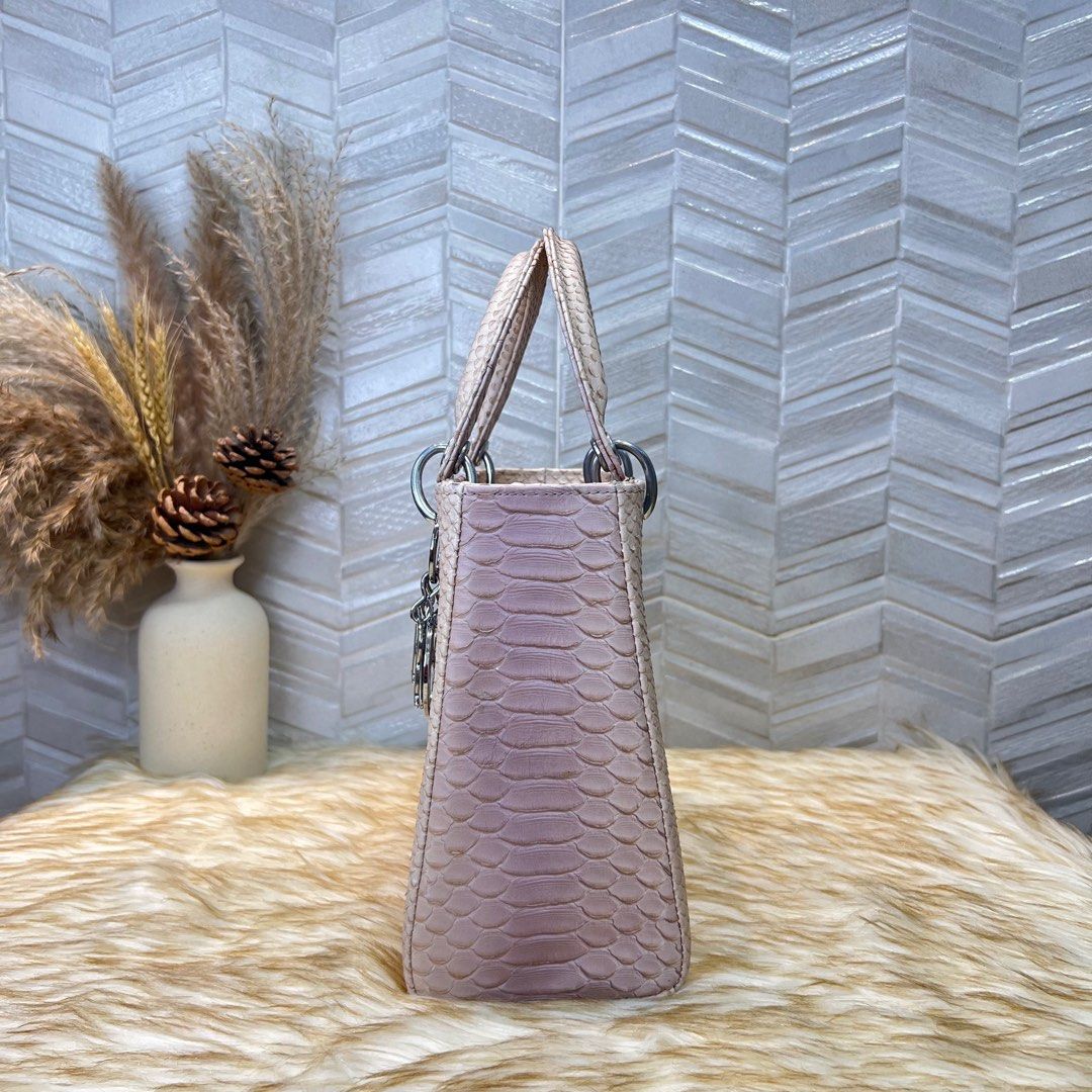 Lady Dior in Exotic Python Leather, Luxury, Bags & Wallets on Carousell