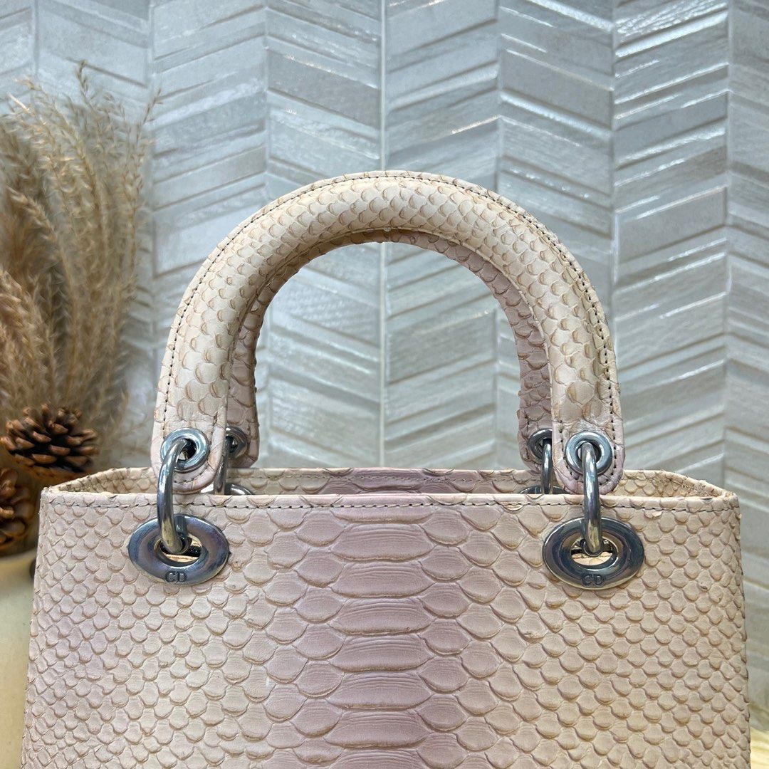 Lady Dior in Exotic Python Leather, Luxury, Bags & Wallets on Carousell