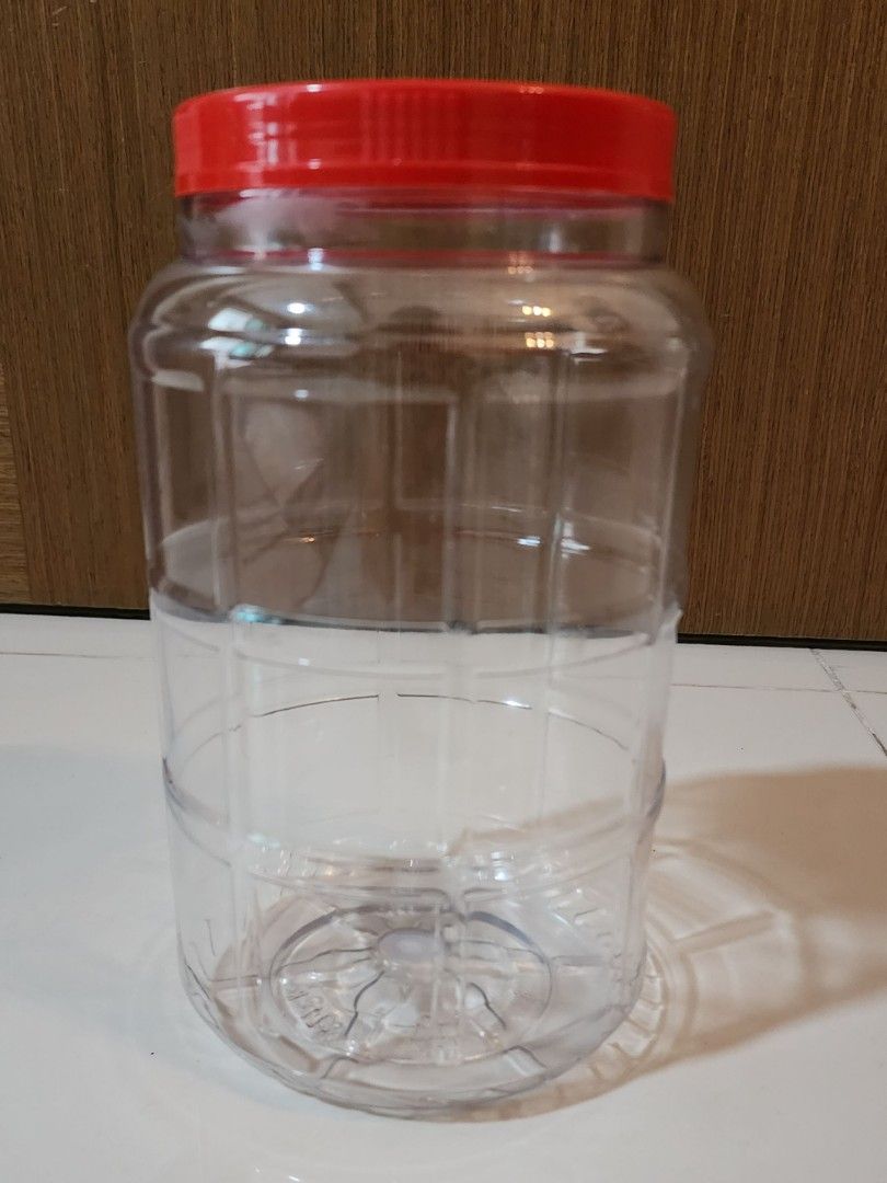 Large Clear Plastic Containers, Furniture & Home Living, Kitchenware ...