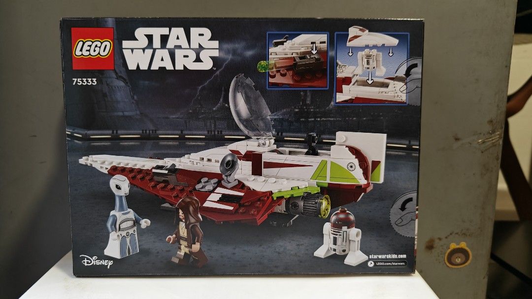 Lego 75333 - Obi-Wan Kenobi Jedi Starship, Hobbies & Toys, Toys & Games ...