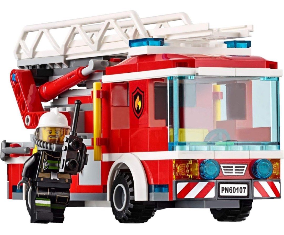 LEGO City Fire Ladder Truck 60107, Hobbies & Toys, Toys & Games on ...